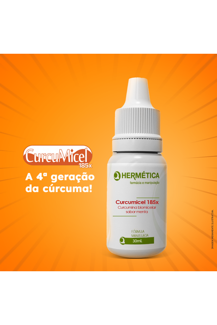 Curcumicel - Curcumina Biomicelar Sabor Menta c/30mL